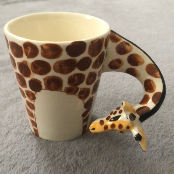 Dining | Giraffe Mug With Giraffe Handle | Poshmark